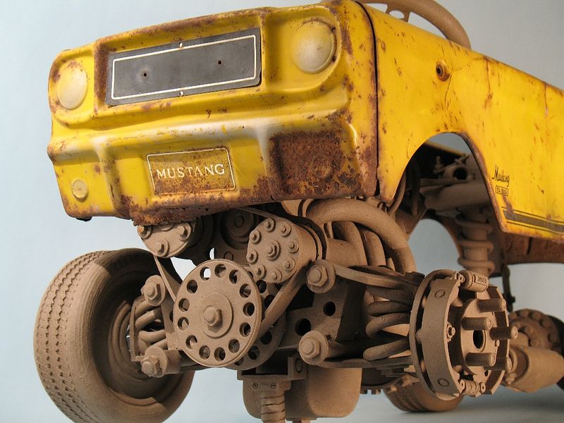 Mustang Detail - John Brickels - Stoneware Clay Artist