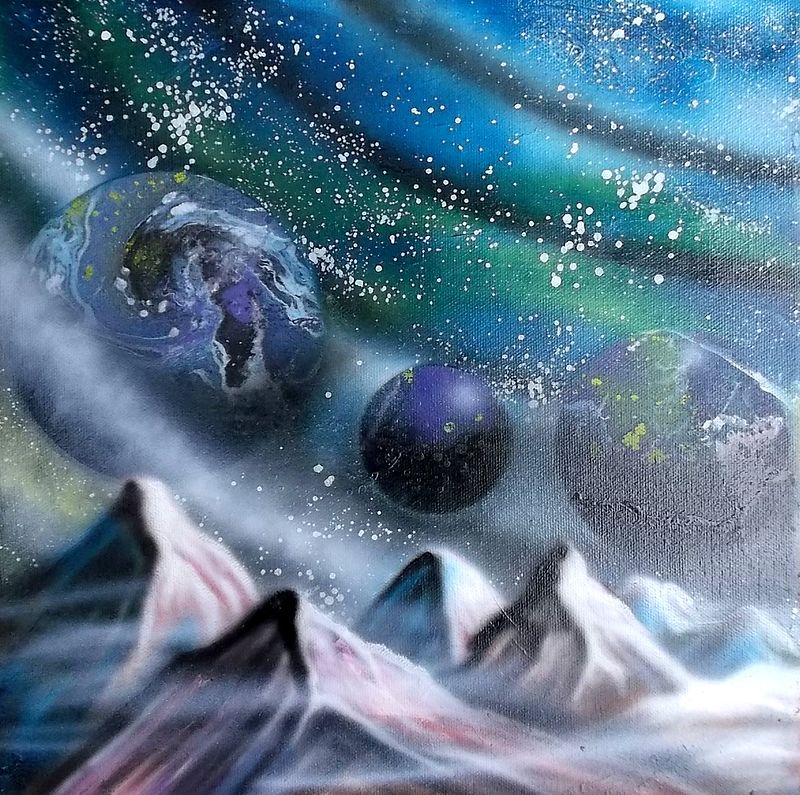 Trio - Mr. Mizu - Loud Paintings & Colorful Music - Denver Colorado