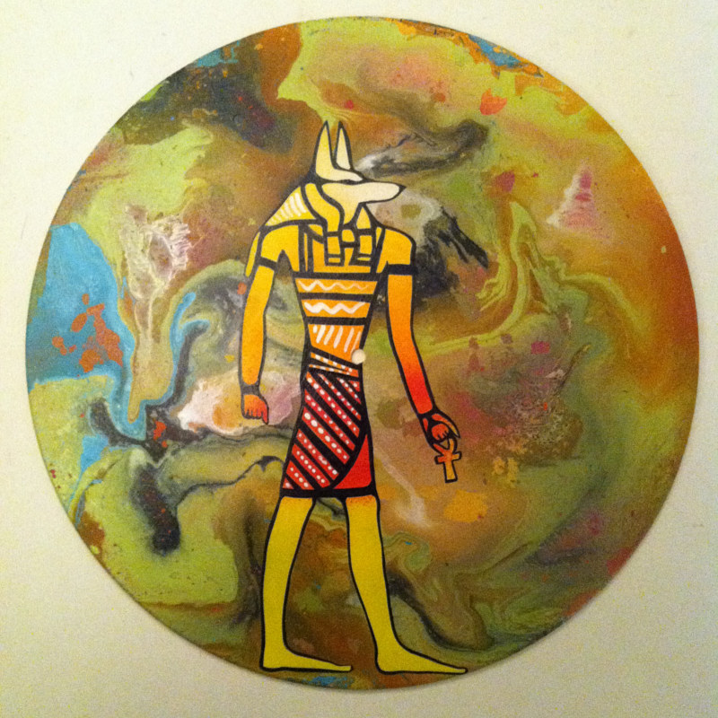 Anubis - Mr. Mizu - Loud Paintings & Colorful Music - Denver Colorado