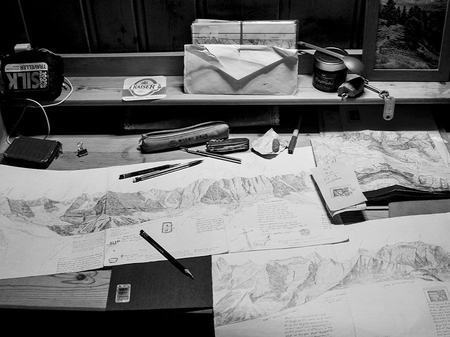 Karwendelhaus, Desk - RANGEL STUDIO