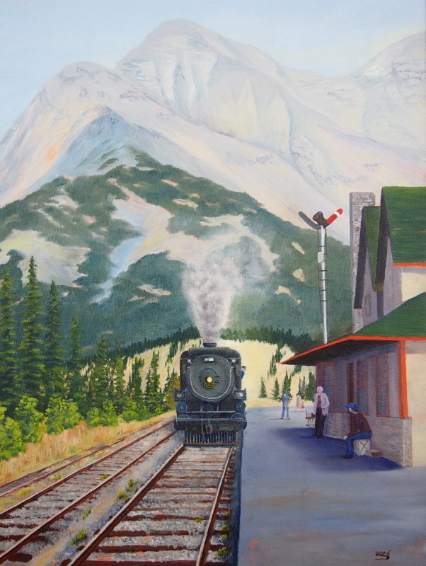 2816 at Banff Station - Brent Ciccone - Artist