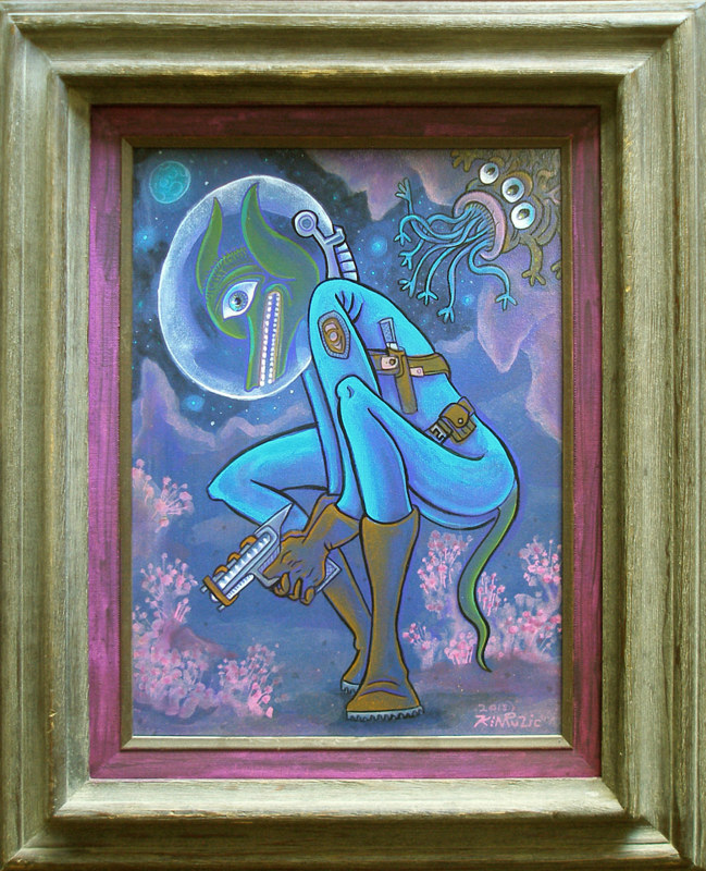 "the Renegade" - Ken Ruzic - Paintings,Drawings,Ceramics,Pyrography and ...