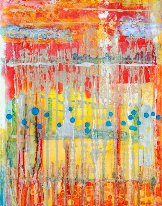 Up Above 28x22 ________(click on the i for info) - Edward Bock - Artist