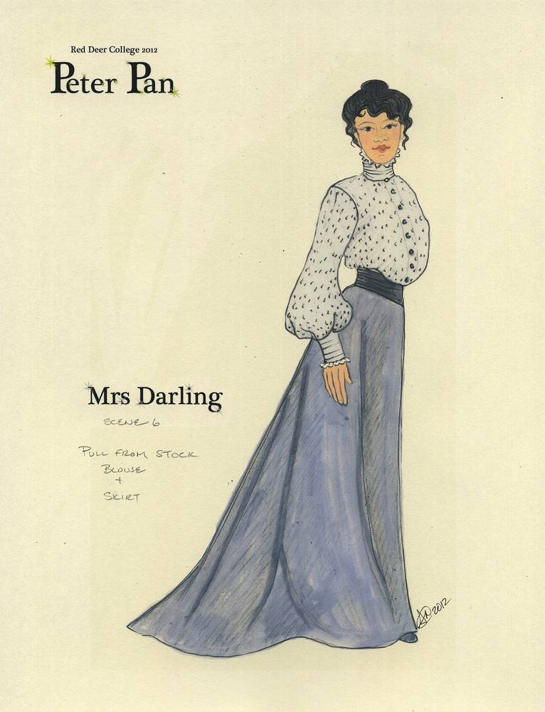 Mrs Darling final scene - Angela Dale - Fabricadabra Creations