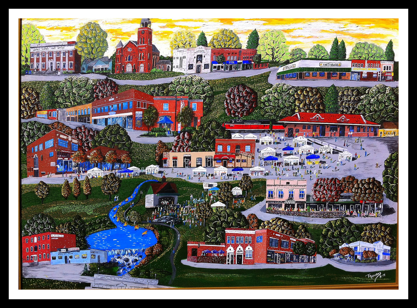 Town Portraits - Tom Menard - Artist