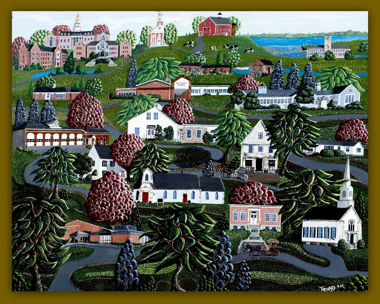 Town Portraits - Tom Menard - Artist