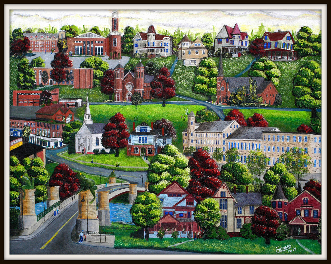 Town Portraits - Tom Menard - Artist