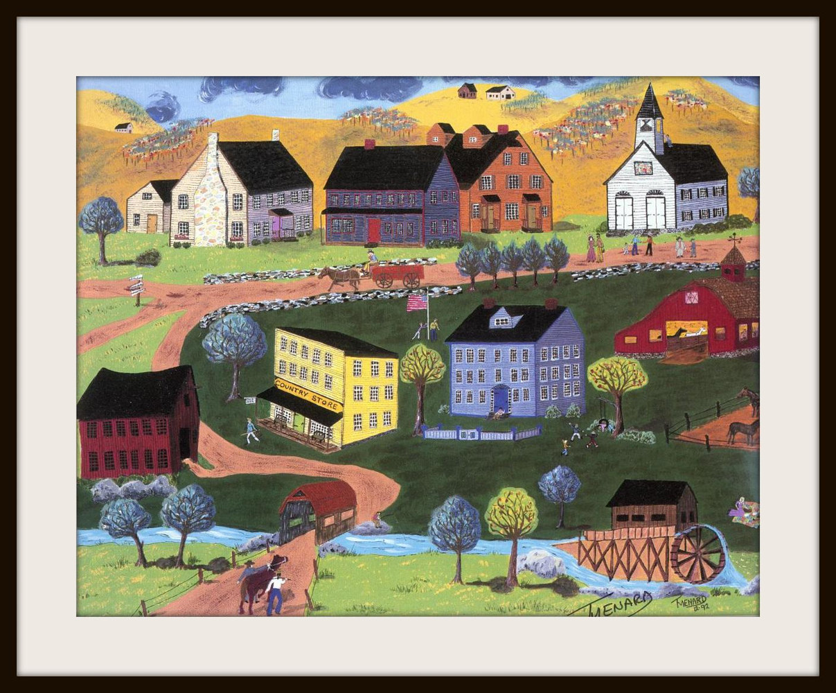 Town Portraits - Tom Menard - Artist