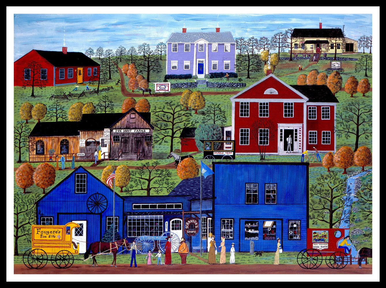 Town Portraits - Tom Menard - Artist