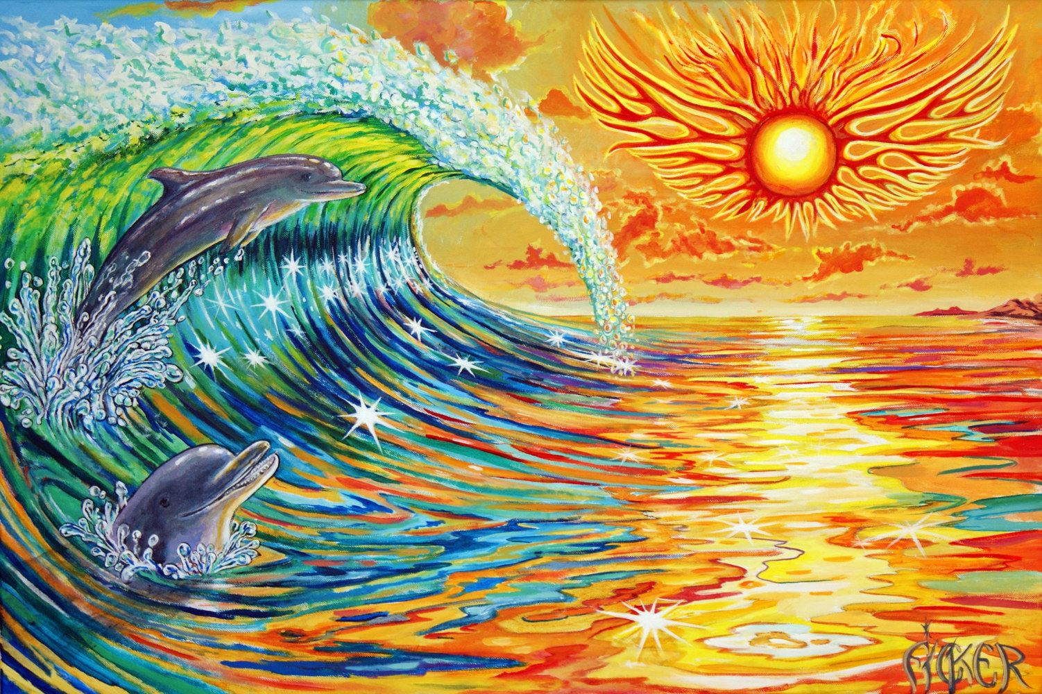 Surf Art - Richard Ficker - Artist