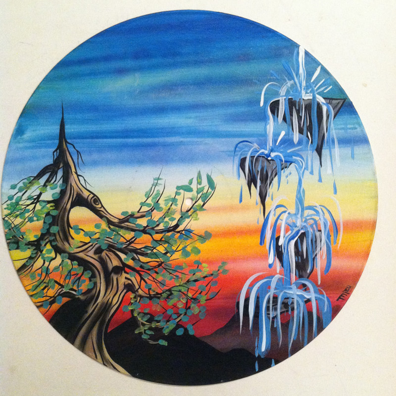 Waterfall - Mr. Mizu - Loud Paintings & Colorful Music - Denver Colorado