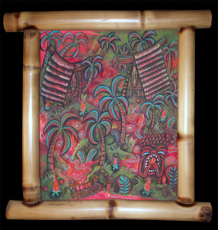 "Pele's River" - Ken Ruzic - Paintings,Drawings,Ceramics,Pyrography and ...