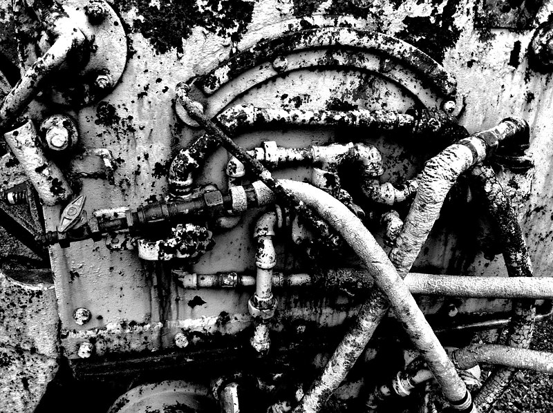 "Corroded Mining Equipment" - hunter madsen . . beauty and chaos
