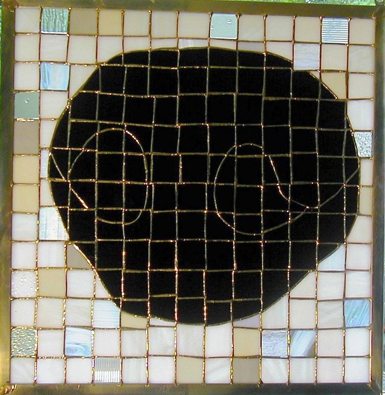 Pixelated Nose - Stained Glass Pet Portraits