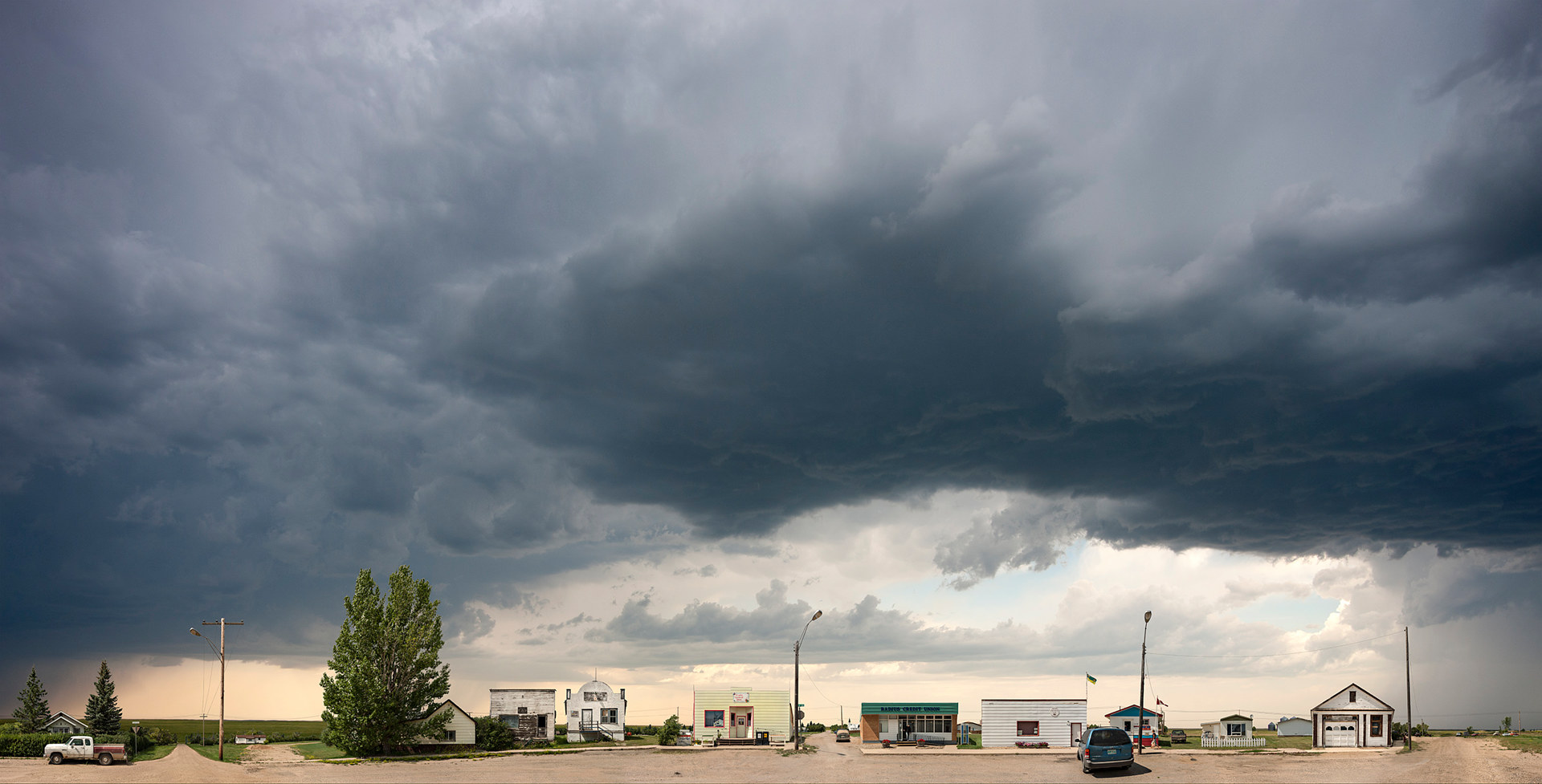 Springwater SK. winter sky 43X80 2016 - Danny Singer