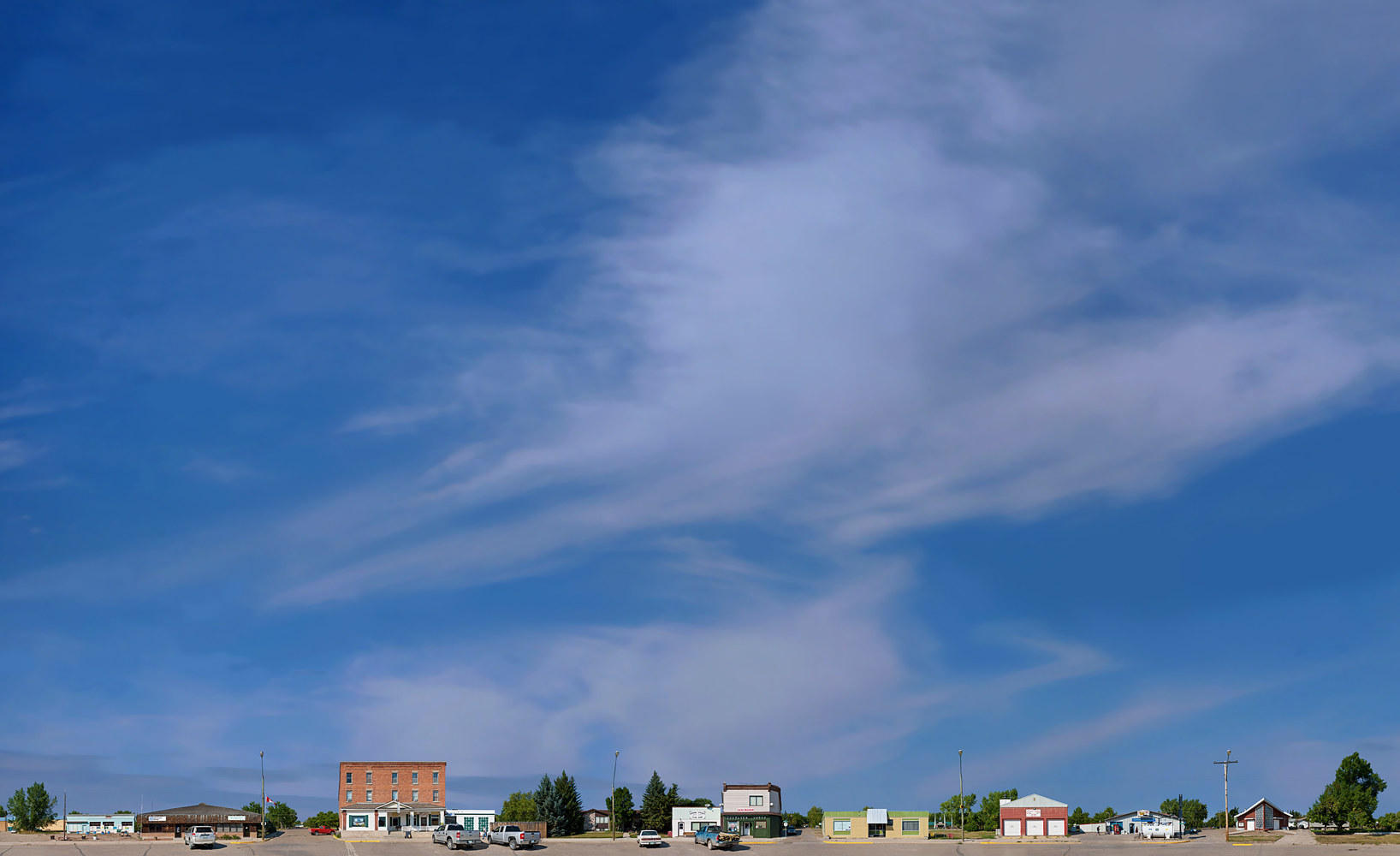 Springwater SK. winter sky 43X80 2016 - Danny Singer