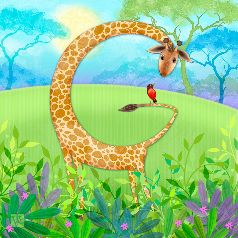 G is for GIRAFFE - Picture Book Studio