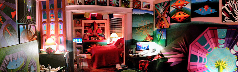 Artist Studio. - Jon Harris Paintings San Francisco Artist