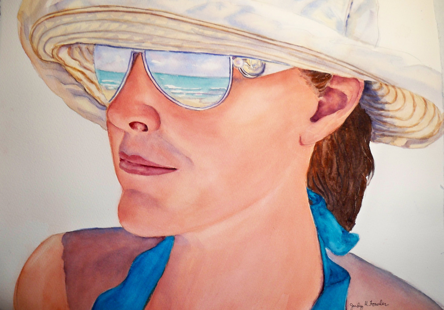 A Beautiful Sight - Original watercolors by Judy H. Fowler