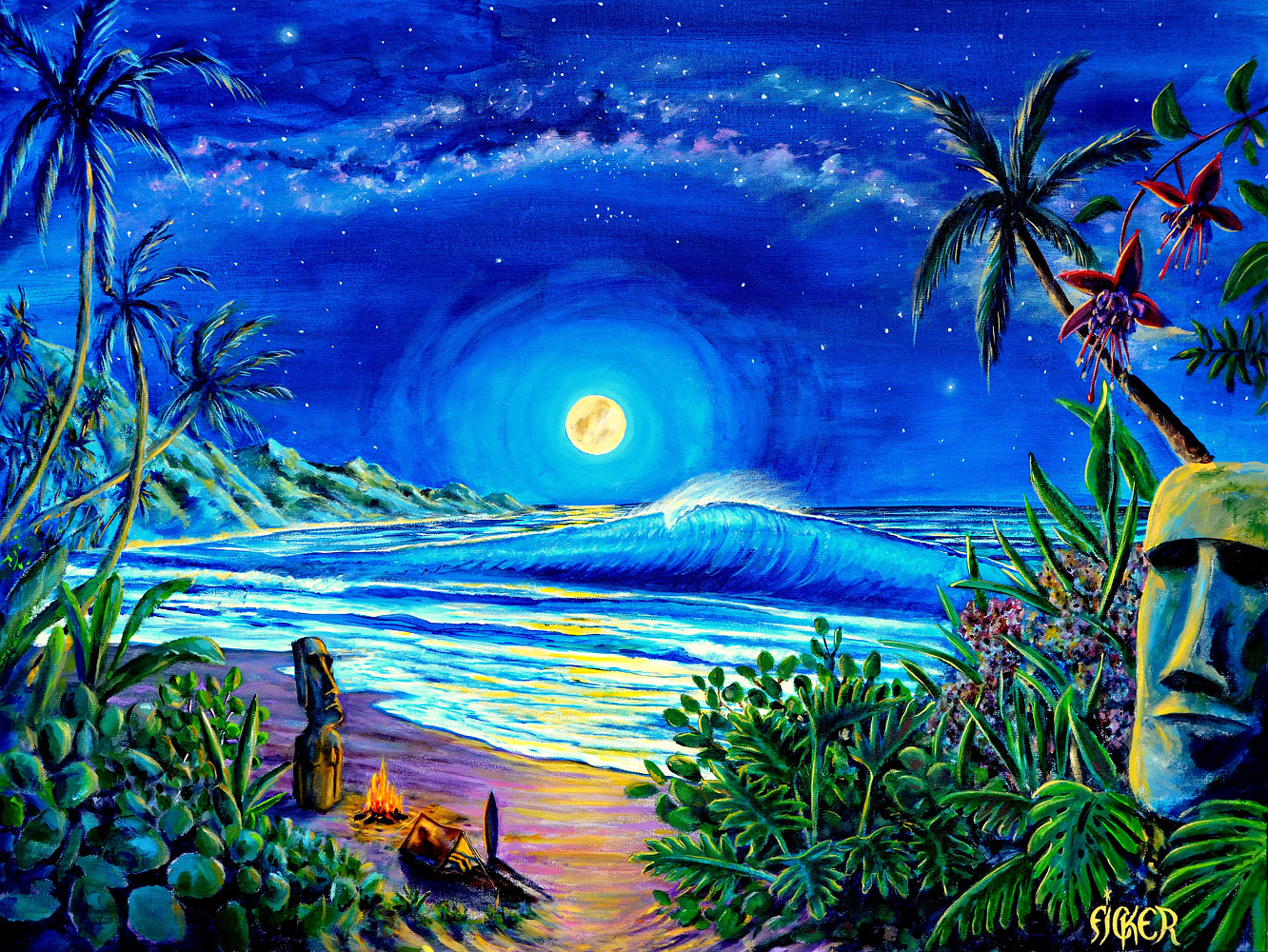 Surf Art - Richard Ficker - Artist