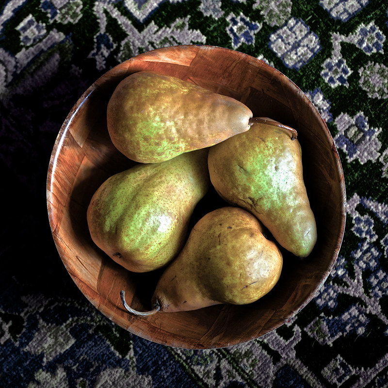 "Four Local Pears" - hunter madsen . . beauty and chaos