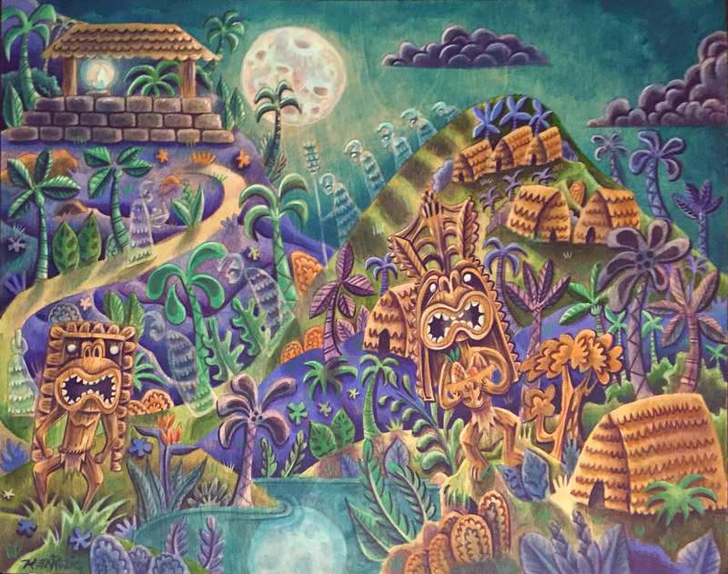 "the Night Marchers" - Ken Ruzic - Paintings,Drawings,Ceramics ...