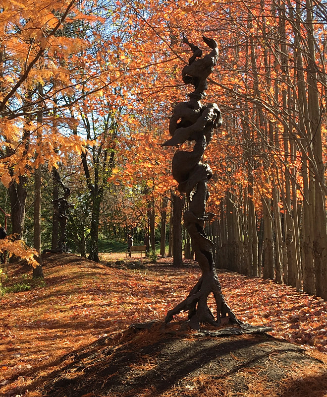 Smoking Root; 6 foot bronze, Grounds For Sculpture, NJ. - Jonathan ...