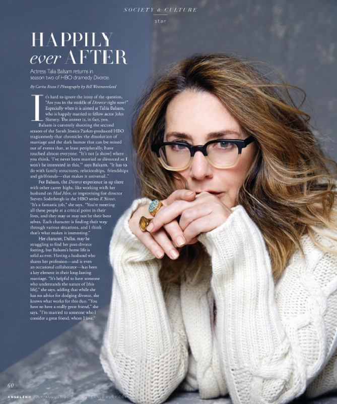 Talia Balsam Angeleno Magazine - KAREN KLEBER Fashion Stylist