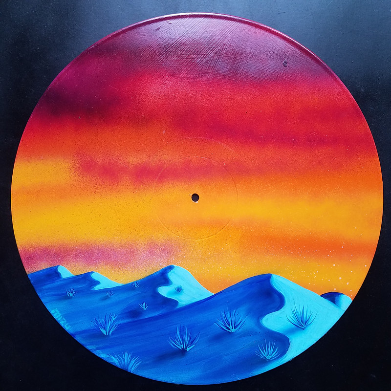 Blue Dunes - Mr. Mizu - Loud Paintings & Colorful Music - Denver Colorado
