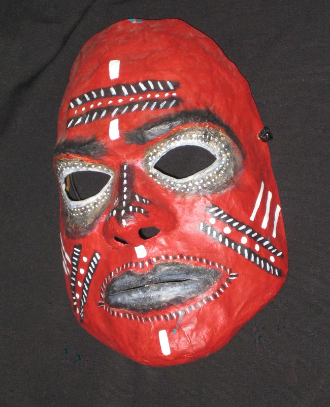 Shadow Mask - Shaman 2 - Pamela Schuller - Community Artist, Arts ...