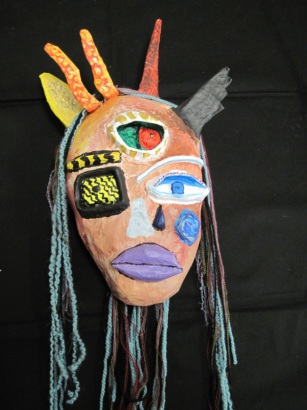 Shadow Mask 6 - Pamela Schuller - Community Artist, Arts Educator, Mask ...
