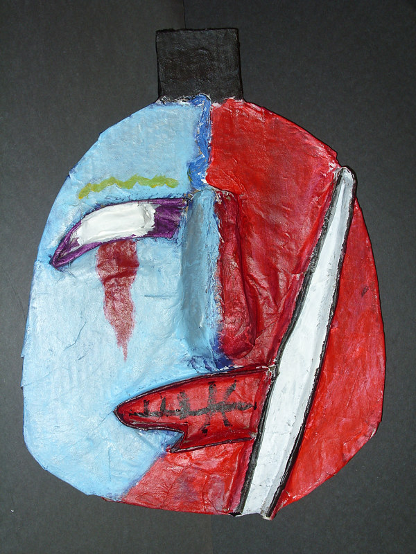 Shadow Mask 1 - Pamela Schuller - Community Artist, Arts Educator, Mask ...