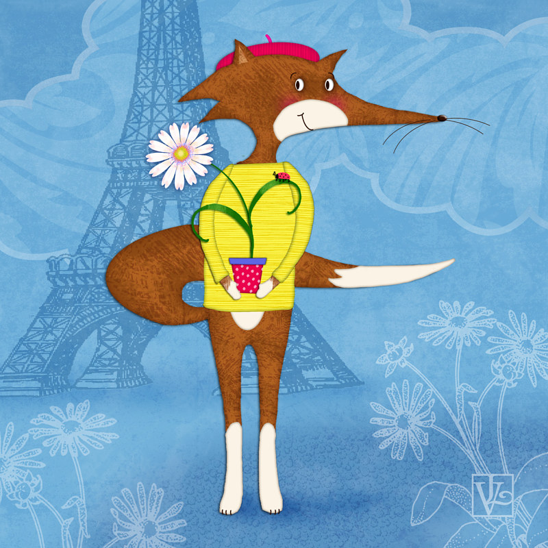 F is for French Fox - Picture Book Studio