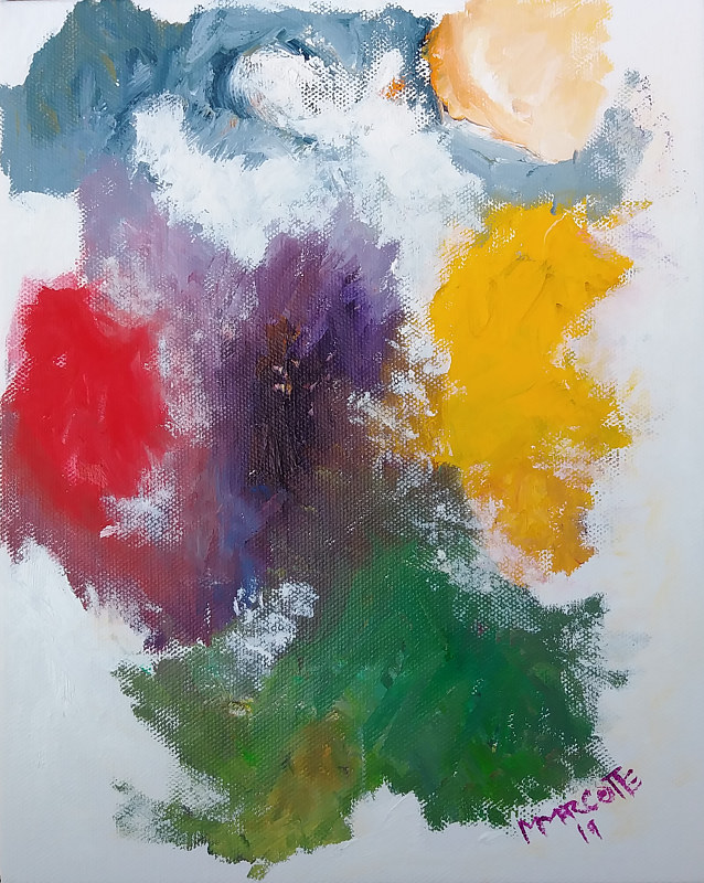 Color Transition Abstract Early February - Michelle Marcotte - Artist ...