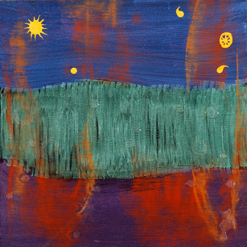 Dancing in the Dark 12x12 inches $360.00 - Edward Bock - Artist