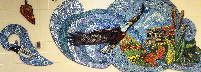 Escarpment View Public School Mural - Pieceful Arts | Fine Mosaic Art ...