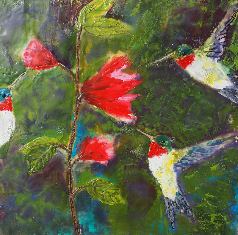 Hummingbirds - Michele Barnes - Contemporary Artist