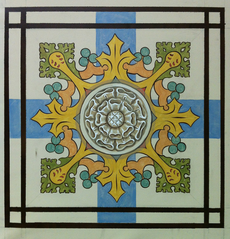 Catholic Church Ceiling Panel - Robert Milling Studios