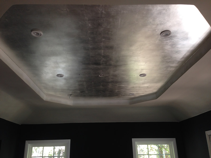 Aluminum Leaf Ceiling Beverly Hills - Robert Milling Studios