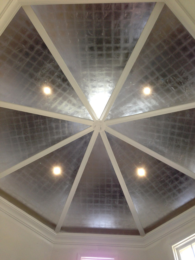 Aluminum Leaf Ceiling Beverly Hills - Robert Milling Studios