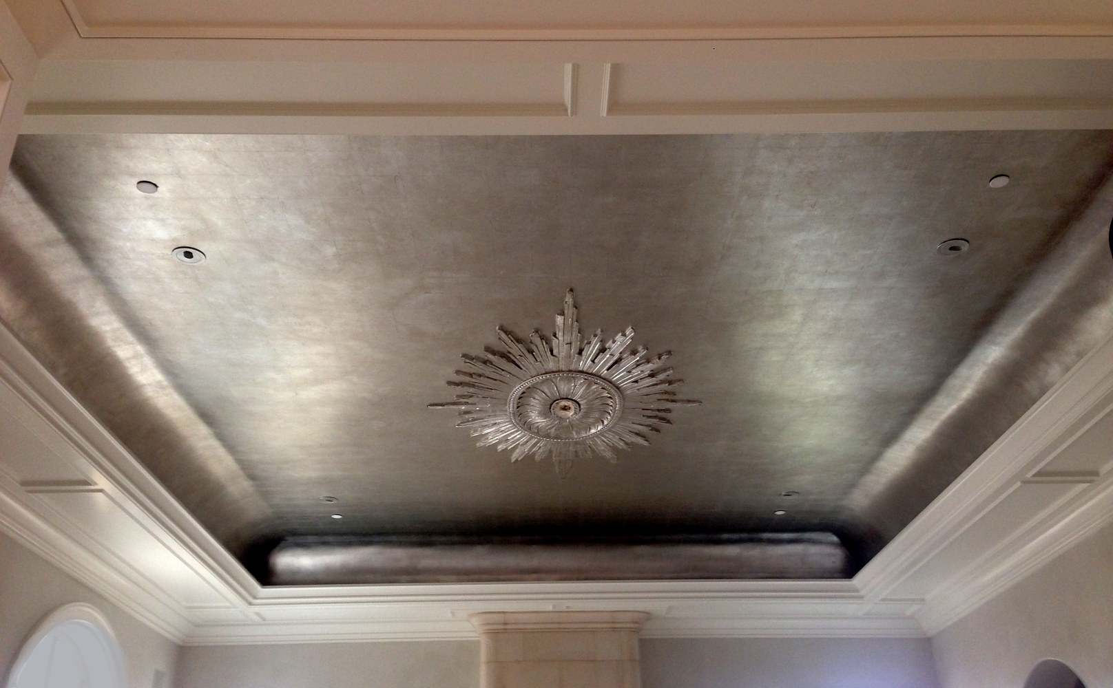 Aluminum Leaf Ceiling Beverly Hills - Robert Milling Studios