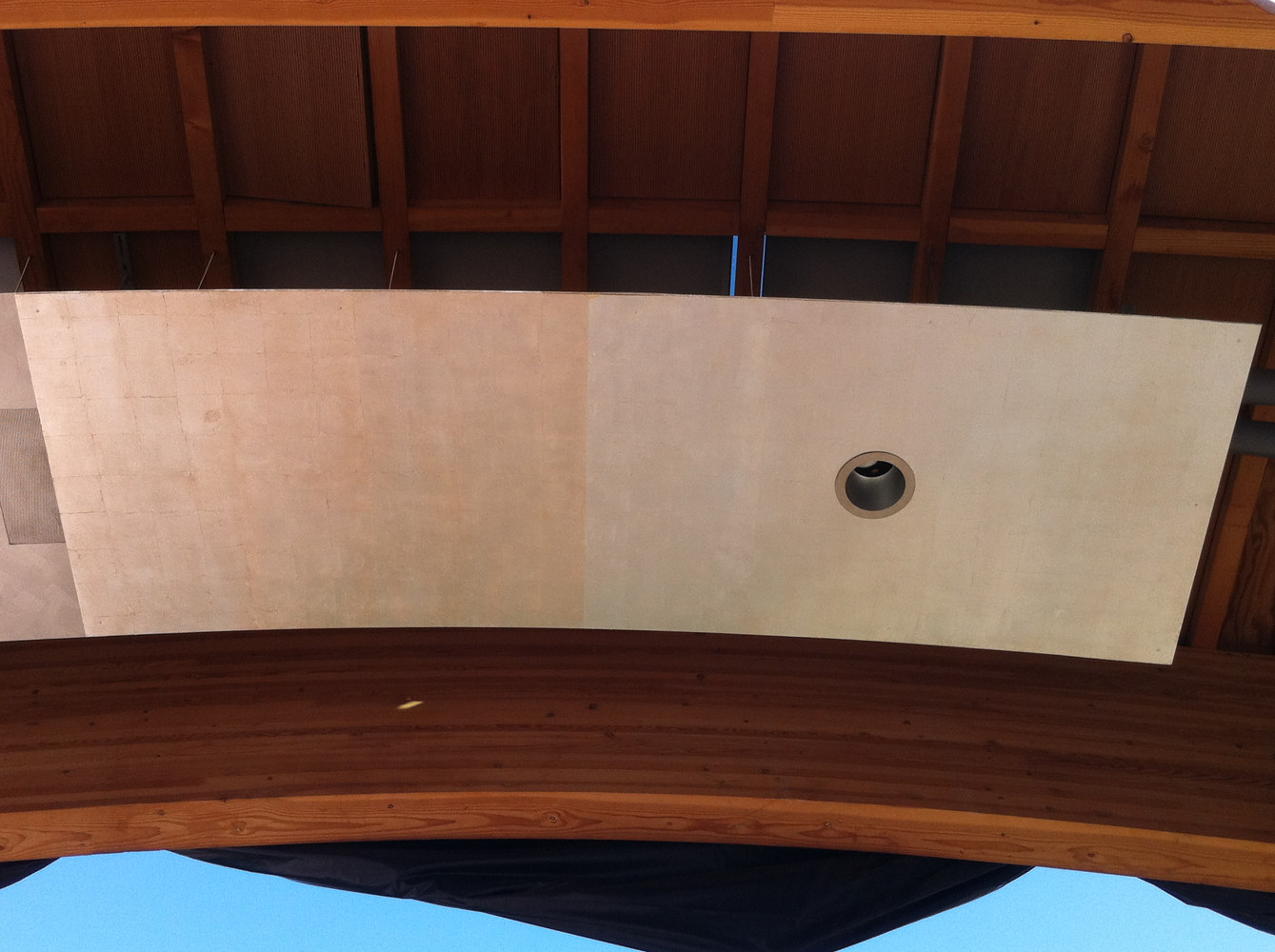 Aluminum Leaf Ceiling Beverly Hills - Robert Milling Studios