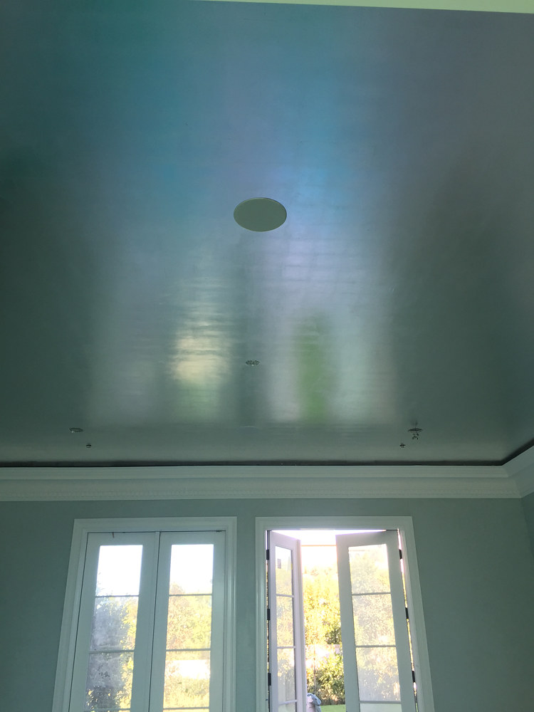 Aluminum Leaf Ceiling Beverly Hills - Robert Milling Studios