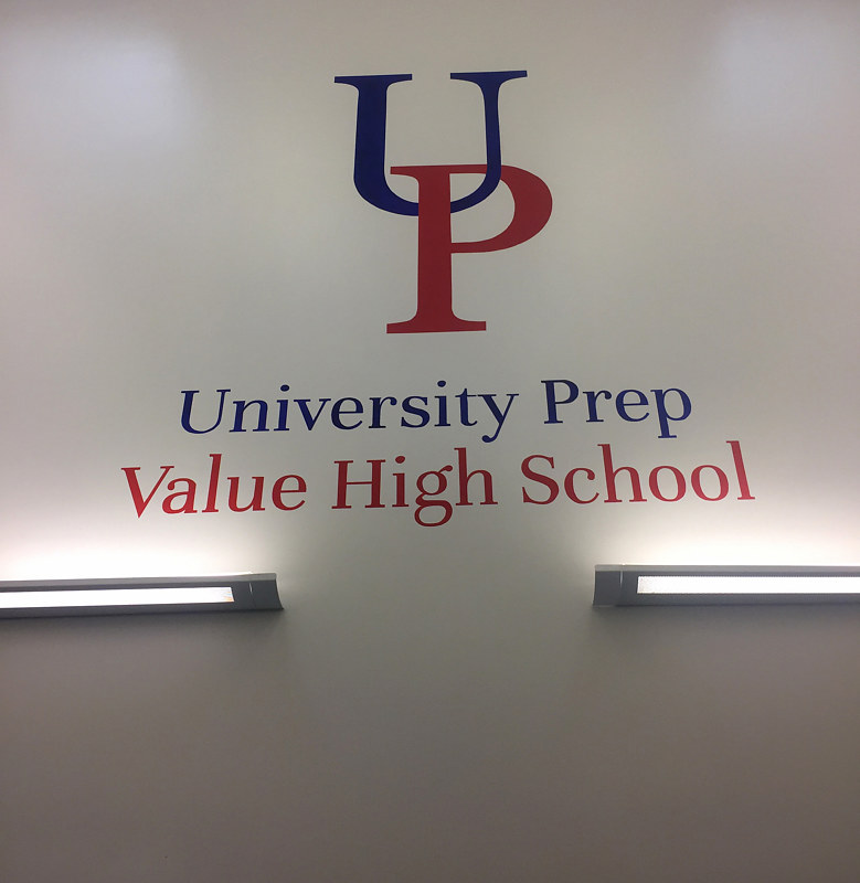 University Prep logo - Robert Milling Studios