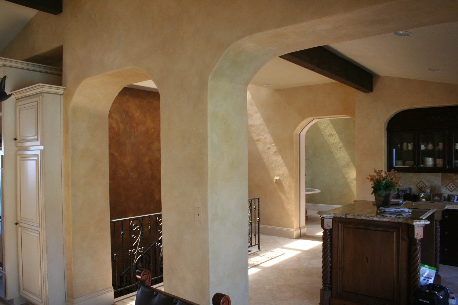 Game room with two color finishes - Robert Milling Studios