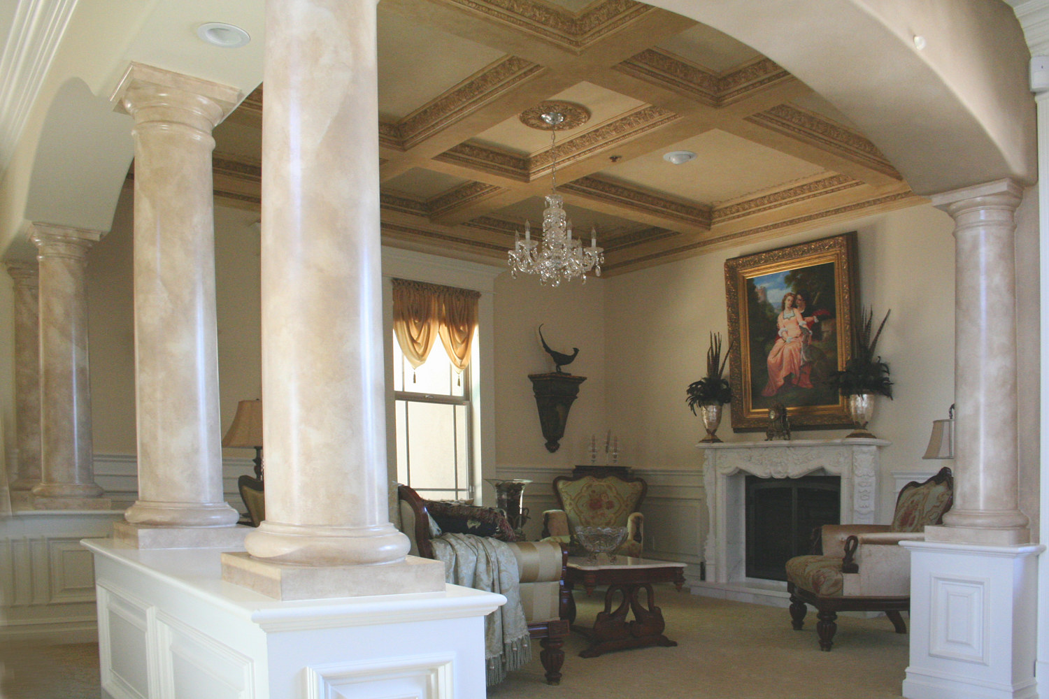 Stippling wall surface - Robert Milling Studios