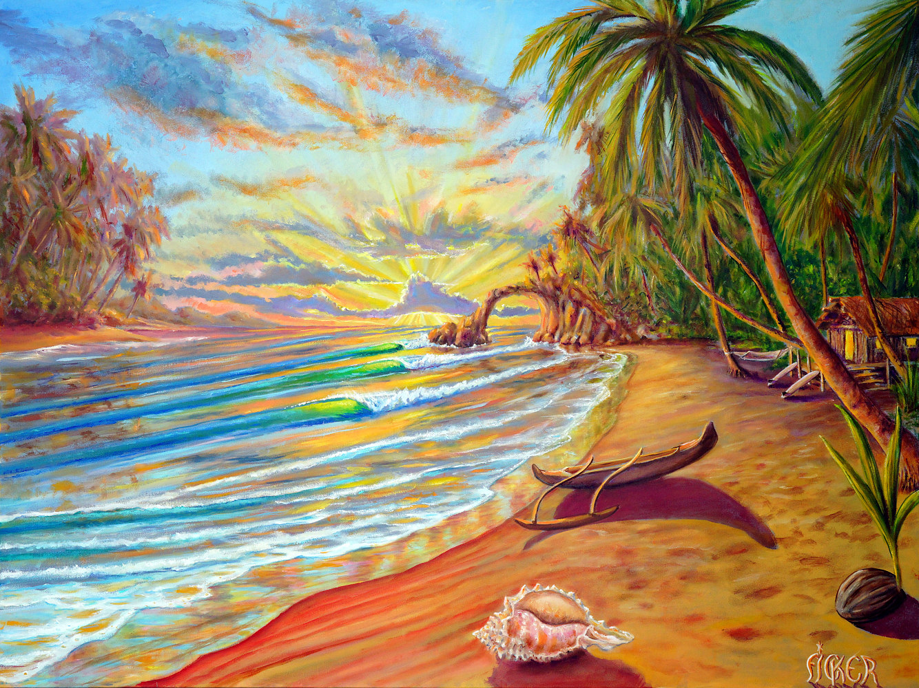 Surf Art - Richard Ficker - Artist