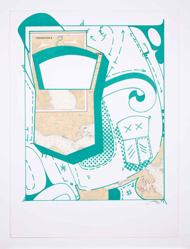 Landlines #1 - Sonny Assu | Interdisciplinary Artist
