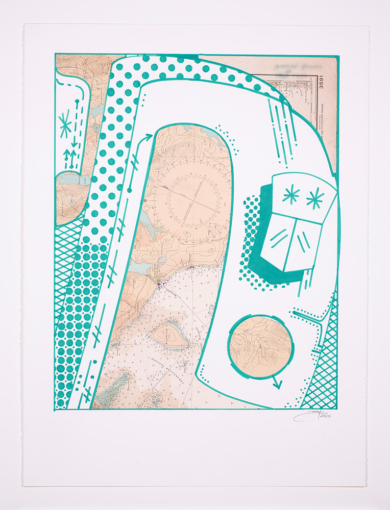 Landlines #1 - Sonny Assu | Interdisciplinary Artist