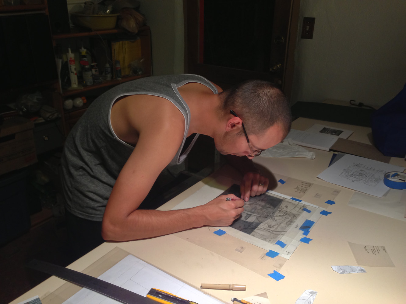 Processing the lithographic stone for printing - RANGEL STUDIO